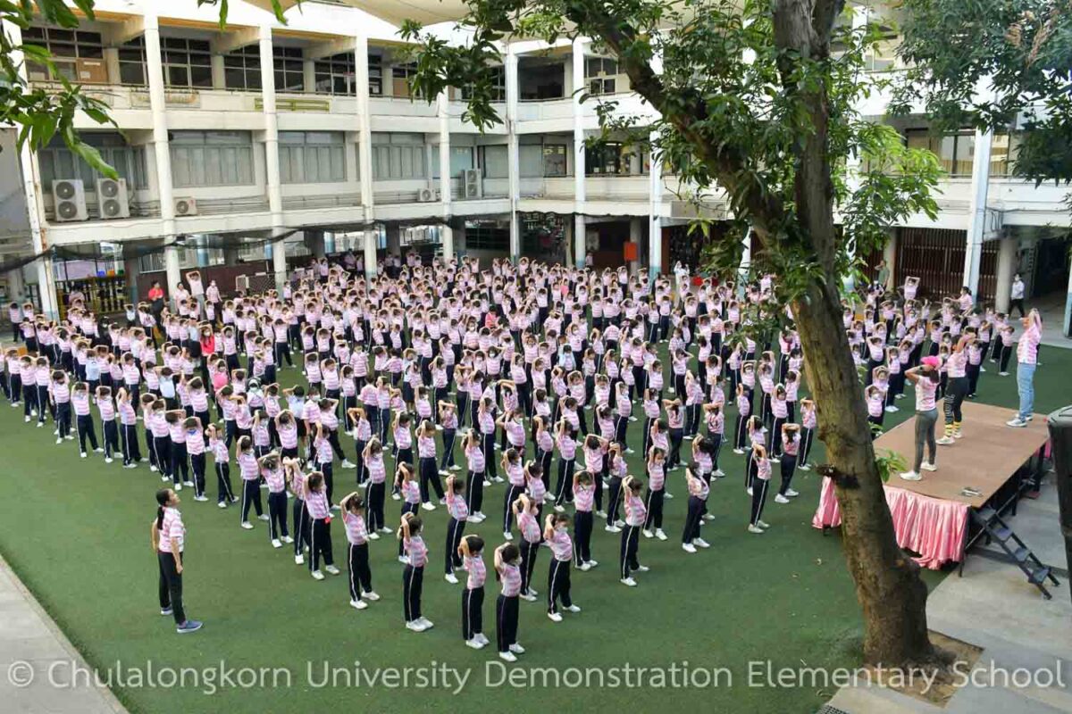 กิจกรรมโครงการออกกำลังกาย 2566 Satit Chula Fit&Firm ครั้งที่ 5 โรงเรียน ...